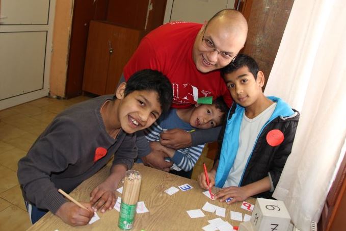 Educational and fun games with the children of the orphanage (Sofia ...