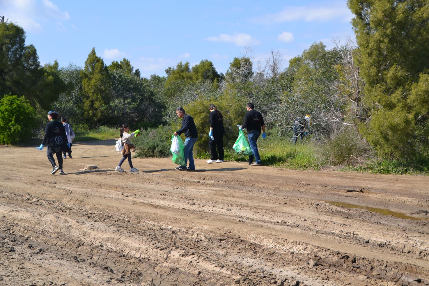 Tree Planting and Cleaning at the Salt Lake in Larnaca (Cyprus ...